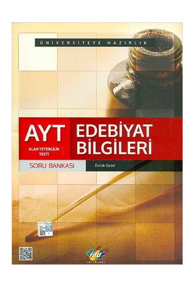 FDD AYT Edebiyat Bilgileri Soru Bankası FDD AYT Edebiyat Bilgileri Soru Bankası