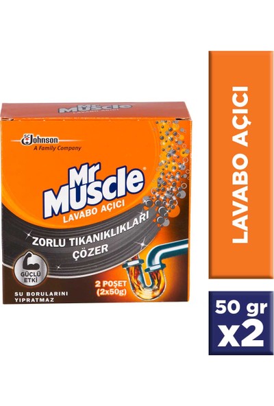 Mr Muscle Granül Lavabo Açıcı 50 gr - 2 Adet Mr Muscle Granül Lavabo Açıcı 50 gr - 2 Adet