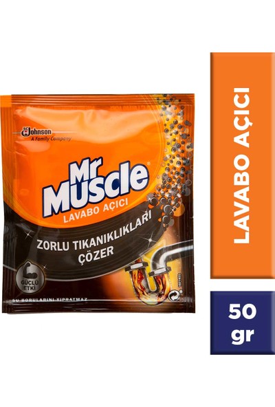 Mr Muscle Granül Lavabo Açıcı tek Mr Muscle Granül Lavabo Açıcı tek