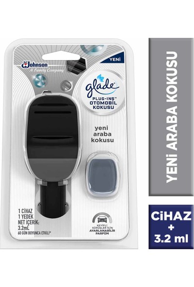 Glade Plug-Ins Yeni Araba Kokusu 1 Cihaz + 1 Yedek Koku Glade Plug-Ins Yeni Araba Kokusu 1 Cihaz + 1 Yedek Koku