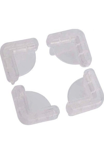 Minisium Çocuk Güvenlik Ürünü ( Dekoratif Köşe Koruyucu - Keskin Köşelerden Korur ) - Paket Içi 4 Adet