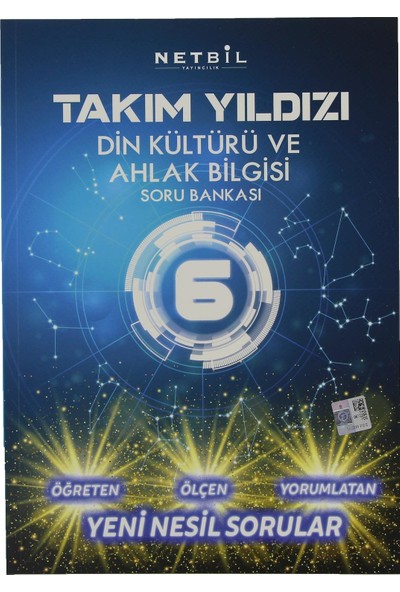 Netbil Yayıncılık 6. Sınıf Din Kültürü Ve Ahlak Bilgisi Takım Yıldızı Soru Bankası Netbil Yayıncılık 6. Sınıf Din Kültürü Ve Ahlak Bilgisi Takım Yıldızı Soru Bankası