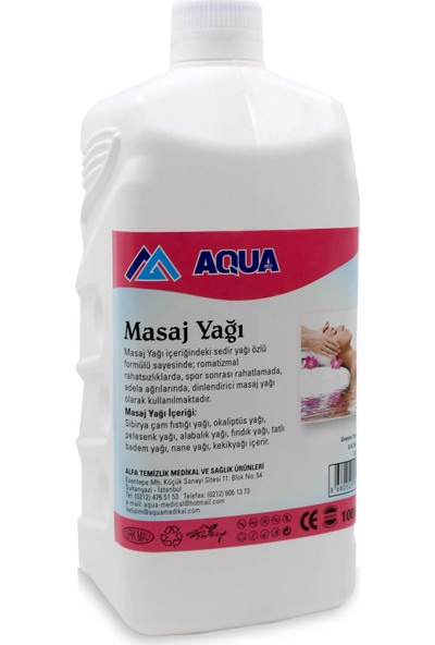 Aqua Masaj Yağı 1000 ml Aqua Masaj Yağı 1000 ml