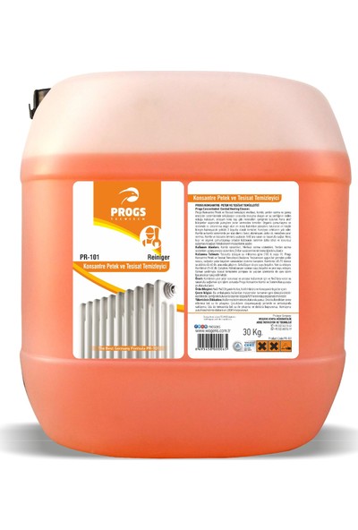 Progs 30 kg Kombi Petek Tesisat Kalorifer Temizleyici Temizleme Kimyasalı