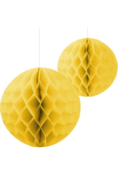 Kikajoy Sarı Petek Fener Süs 2'li