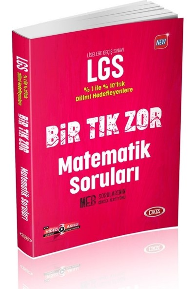 Data Yayınları LGS Bir Tık Zor Matematik Soruları Data Yayınları LGS Bir Tık Zor Matematik Soruları