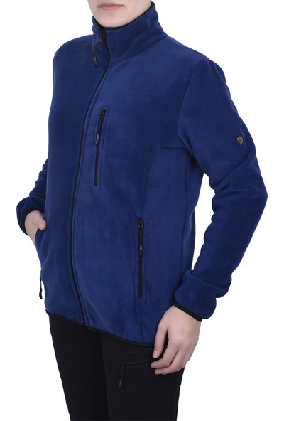 Ghassy Co.Kadın Polar Tam Fermuarlı Sweatshirt