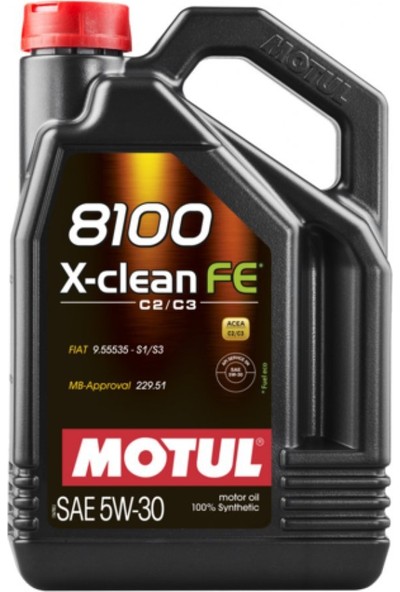 Motul 8100 X-Clean Fe 5W30 4 Litre