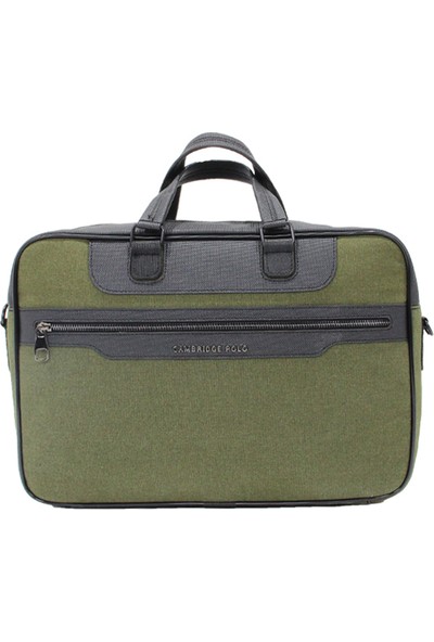 Cambridge Polo Club Kanvas Evrak Çantası Plevr50041 Yeşil
