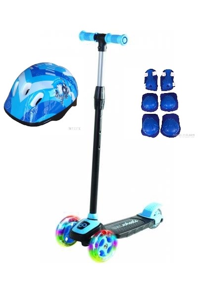Cool Wheels LED Işıklı 3 Tekerlekli Yükseklik Ayarlı Twist Çocuk Scooter (+3 Yaş) Kask Dizlik Dahil Cool Wheels LED Işıklı 3 Tekerlekli Yükseklik Ayarlı Twist Çocuk Scooter (+3 Yaş) Kask Dizlik Dahil