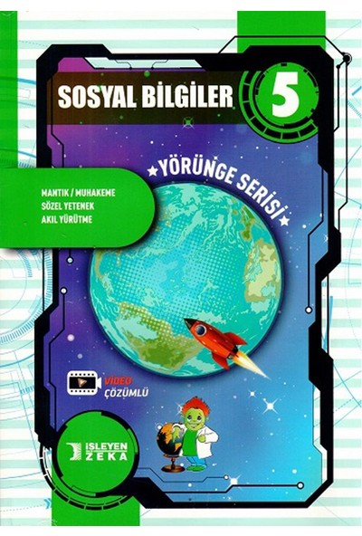 İşleyen Zeka Yayınları 5. Sınıf Sosyal Bilgiler Yörünge Serisi Soru Bankası