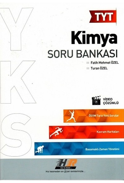 Hız Ve Renk Yayınları Tyt Kimya Soru Bankası - Turan Özel