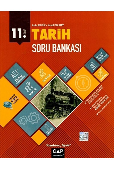 Çap Yayınları 11. Sınıf Anadolu Lisesi Tarih Soru Bankası - Arda Akyüz