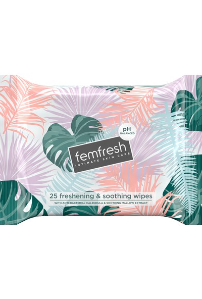 Femfresh Genital Bölge 25'li Islak Mendili - Feminine Freshness Intimate Wipes 25 Piece Femfresh Genital Bölge 25'li Islak Mendili - Feminine Freshness Intimate Wipes 25 Piece