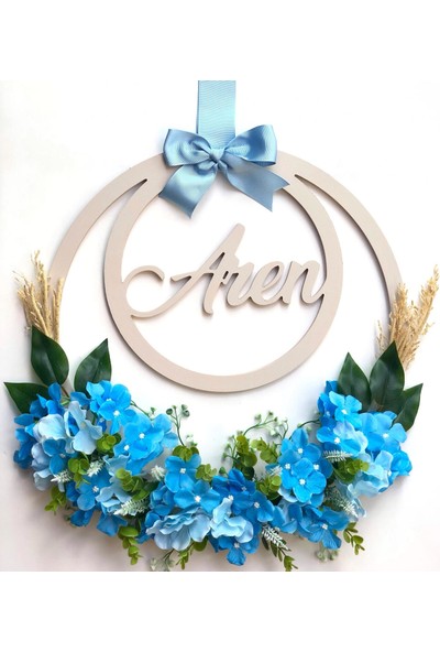 Lia Tasarım Bebek Odası Kapı Süsü İsme Özel Tasarım