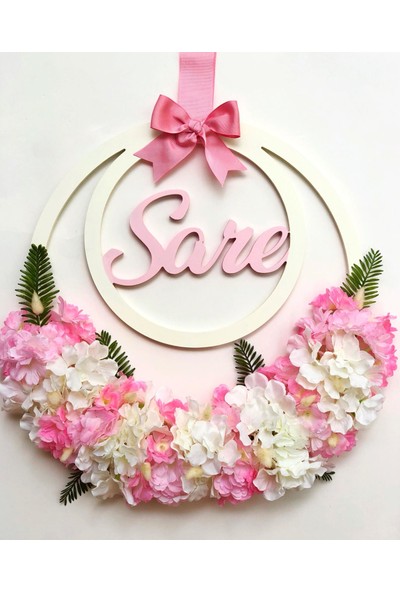 Lia Tasarım Bebek Odası Kapı Süsü İsme Özel Tasarım