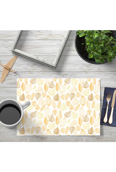 Yamamiya Sarı Yapraklar Amerikan Servis 4'lü Set