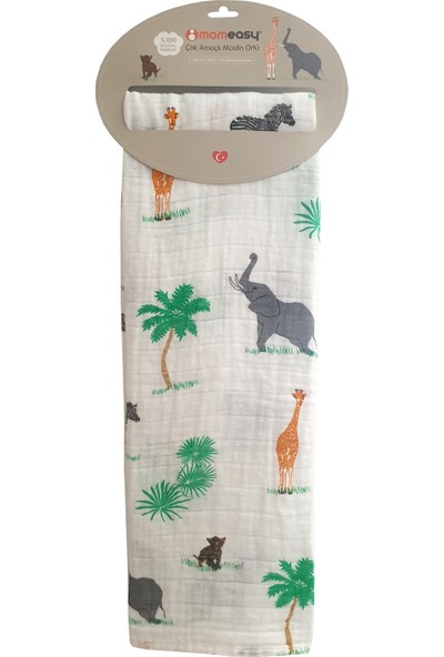 Momeasy 100 x 120 cm Afrika Tekli Örtü