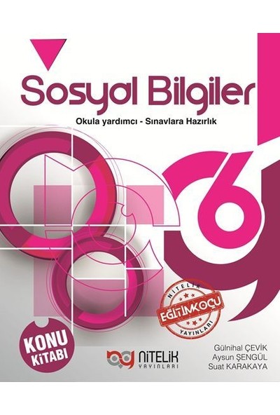 Nitelik Yayınları 6. Sınıf Sosyal Bilgiler Konu Kitabı Nitelik Yayınları 6. Sınıf Sosyal Bilgiler Konu Kitabı