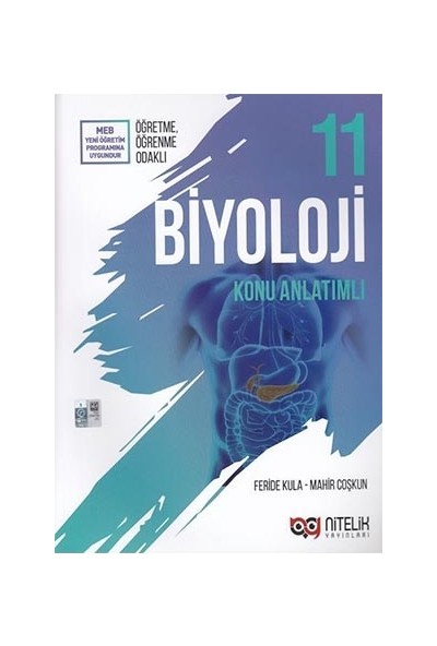 Nitelik Yayınları 11. Sınıf Biyoloji Konu Anlatımı - Feride Kula Nitelik Yayınları 11. Sınıf Biyoloji Konu Anlatımı - Feride Kula