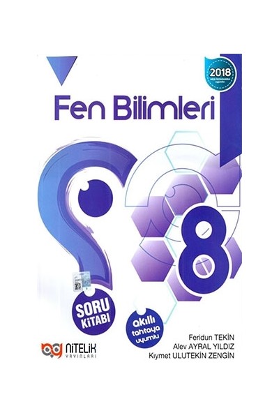 Nitelik Yayınları 8. Sınıf Fen Bilimleri Soru Kitabı - Feridun Tekin