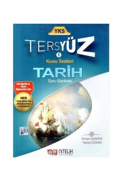 Nitelik Yayınları TYT - AYT Tersyüz Tarih Soru Bankası Nitelik Yayınları TYT - AYT Tersyüz Tarih Soru Bankası