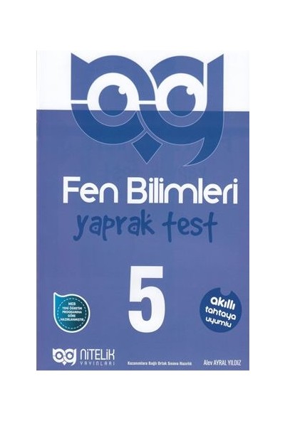 Nitelik Yayınları 5. Sınıf Fen Bilimleri Yaprak Test