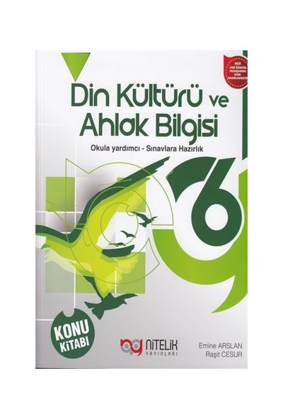 Nitelik Yayınları 6. Sınıf Din Kültürü ve Ahlak Bilgisi Konu Kitabı Nitelik Yayınları 6. Sınıf Din Kültürü ve Ahlak Bilgisi Konu Kitabı