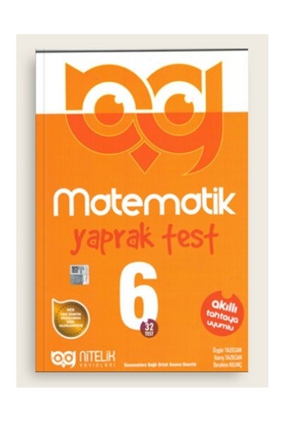 Nitelik Yayınları 6. Sınıf Matematik Yaprak Test Nitelik Yayınları 6. Sınıf Matematik Yaprak Test