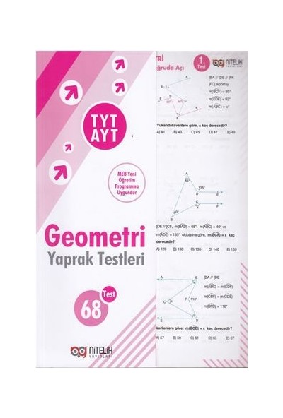 Nitelik Yayınları TYT - AYT Geometri Yaprak Test Nitelik Yayınları TYT - AYT Geometri Yaprak Test