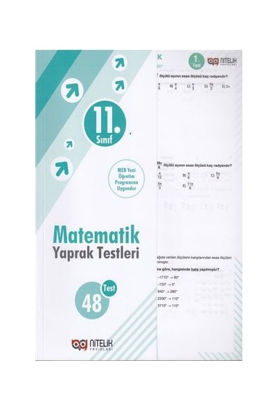 Nitelik Yayınları 11. Sınıf Matematik Yaprak Test Nitelik Yayınları 11. Sınıf Matematik Yaprak Test