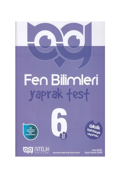 Nitelik Yayınları 6. Sınıf Fen Bilimleri Yaprak Test