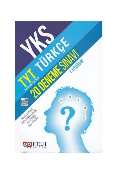 Nitelik Yayınları TYT Türkçe 20 Deneme Sınavı - Mustafa Ceydilek, Nalan Bayram Gündüz Nitelik Yayınları TYT Türkçe 20 Deneme Sınavı - Mustafa Ceydilek, Nalan Bayram Gündüz