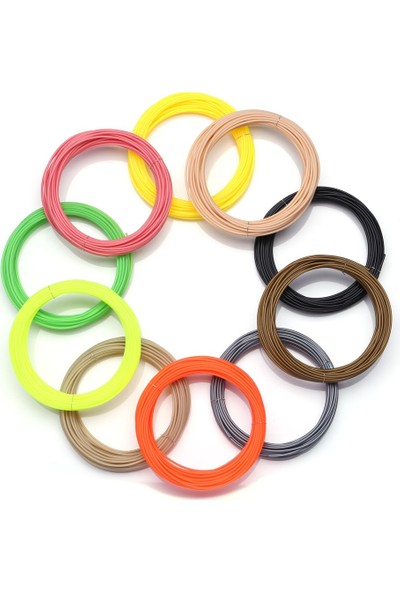 Vendigo 3D Kalem Filament 10 Renk 5 mt