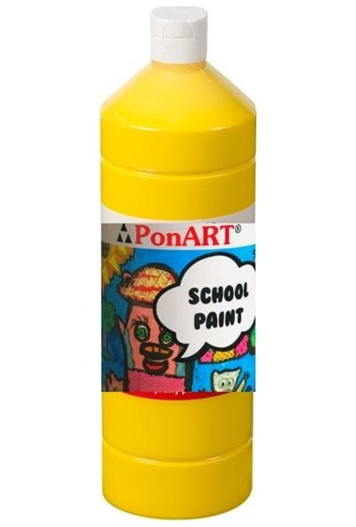 Ponart School Paint Tempera Guaj Boya 1000 ml. PSP-2202 PRIMER SARI Ponart School Paint Tempera Guaj Boya 1000 ml. PSP-2202 PRIMER SARI