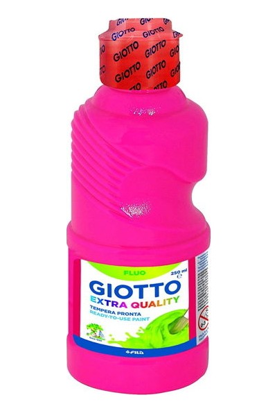 Giotto Fluo - Neon Guaj Boya 250 ml. FOSFORLU PEMBE Giotto Fluo - Neon Guaj Boya 250 ml. FOSFORLU PEMBE