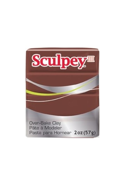 Sculpey III Polimer Kil 053 Chocolate (Çikolata) Sculpey III Polimer Kil 053 Chocolate (Çikolata)