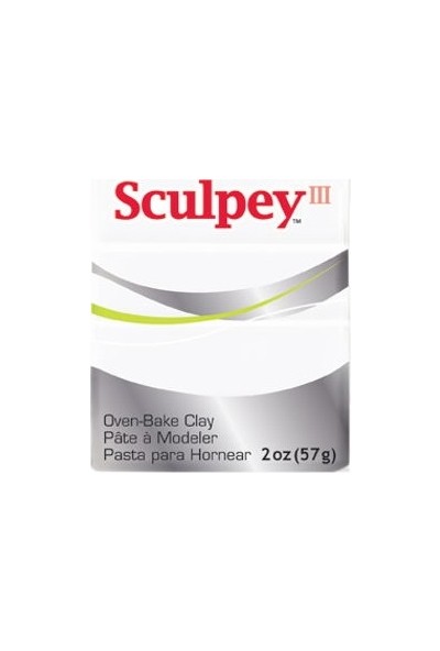 Sculpey III Polimer Kil 001 White (Beyaz)