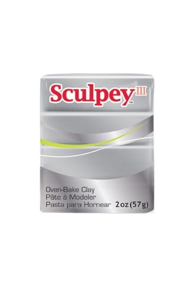 Sculpey III Polimer Kil 1130 Silver (Gümüş) Sculpey III Polimer Kil 1130 Silver (Gümüş)
