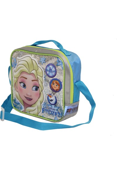 Frozen Elsa Beslenme Çantası Simli Lisanslı Frozen Elsa Beslenme Çantası Simli Lisanslı