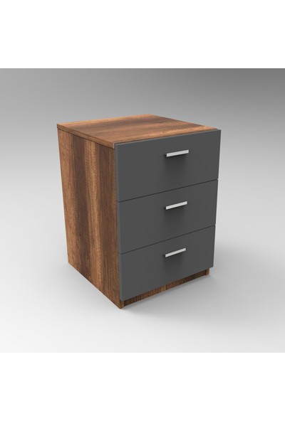 Yurudesign Vario C Ofis 3 Lü Keson Barok-Antrasit Yurudesign Vario C Ofis 3 Lü Keson Barok-Antrasit