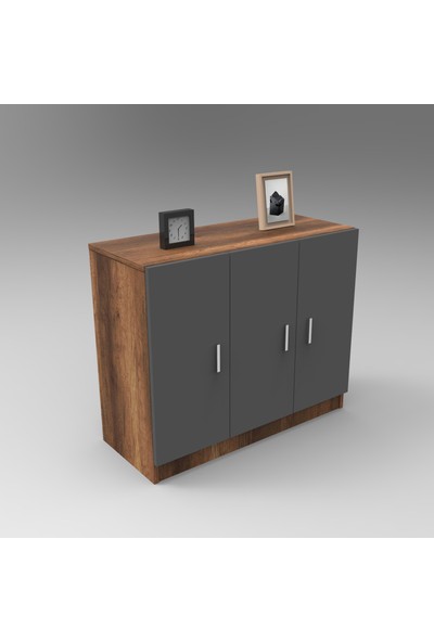 Yurudesign Vario E Ofis Kapaklı Dolap Barok-Antrasit Yurudesign Vario E Ofis Kapaklı Dolap Barok-Antrasit