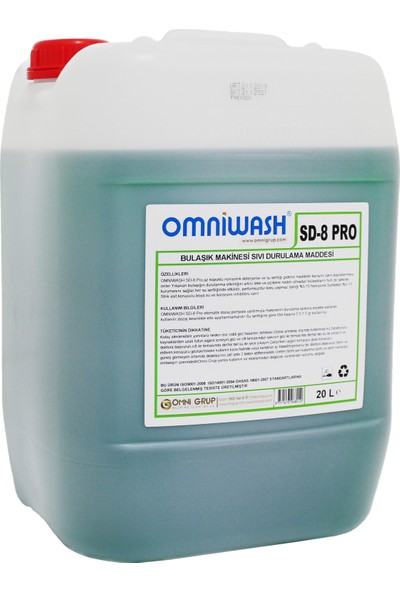 Omniwash Endüstriyel Bulaşık Makinesi Parlatıcısı 20 Kg Sd8 Omniwash Endüstriyel Bulaşık Makinesi Parlatıcısı 20 Kg Sd8