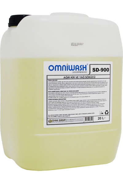 Omniwash Ağır Kir Ve Yağ Sökücü 22,20 Kg Sd-900
