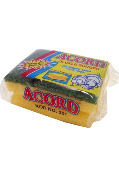 Acord Oluklu Sünger 36'lı Koli