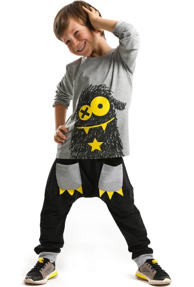 Denokids Erkek Çocuk Xo Ponçik Baggy Takım Denokids Erkek Çocuk Xo Ponçik Baggy Takım