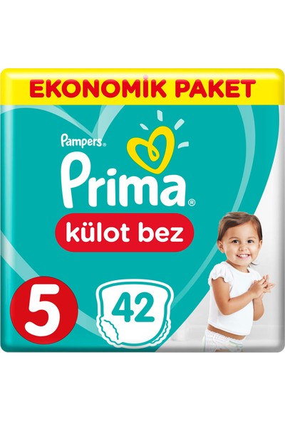 Prima Külot Bebek Bezi 5 Beden 42 Adet Junior Ekonomik Paket Prima Külot Bebek Bezi 5 Beden 42 Adet Junior Ekonomik Paket