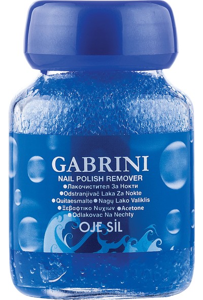 Gabrini Cam Şişe Aseton Sade