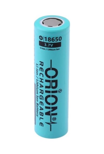Orion 18650 3.7 V 2200 Mah Şarjlı Li-Ion Pil (Başsız) Orion 18650 3.7 V 2200 Mah Şarjlı Li-Ion Pil (Başsız)