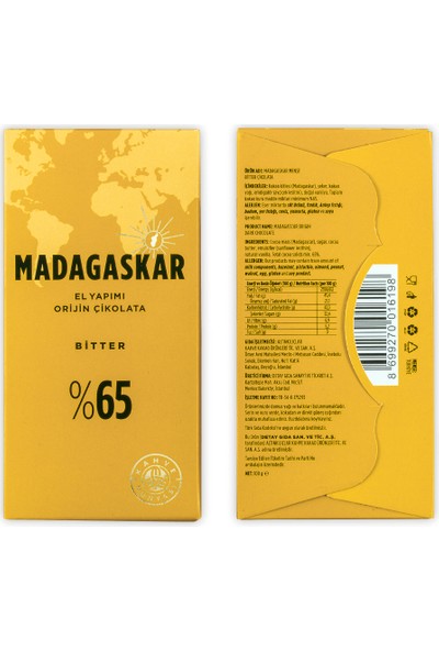 Kahve Dünyası El Yapımı Çikolata Madagaskar 100 gr